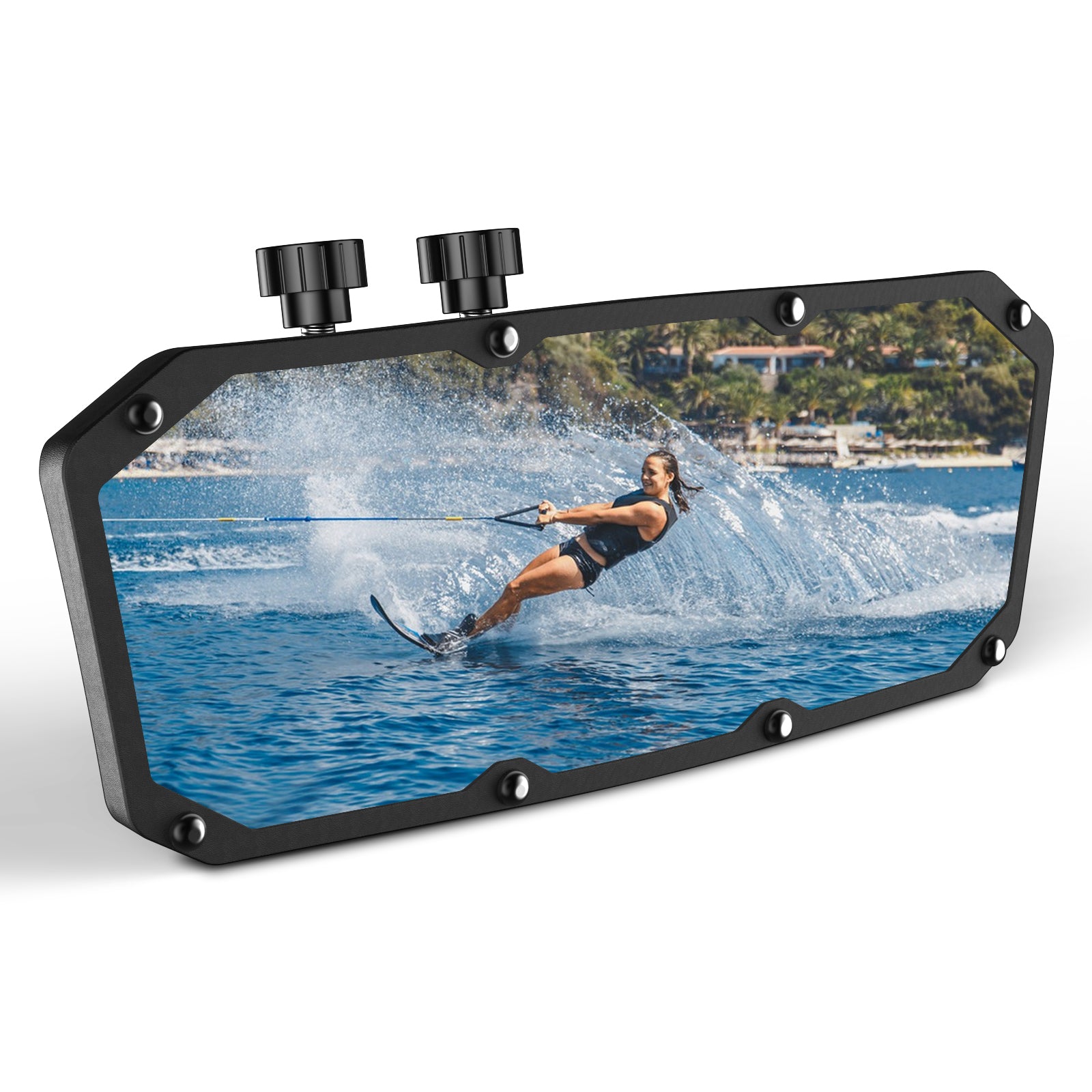 Boat Rear View Mirror,Universal Marine Mirror Accessories and Lock Kon